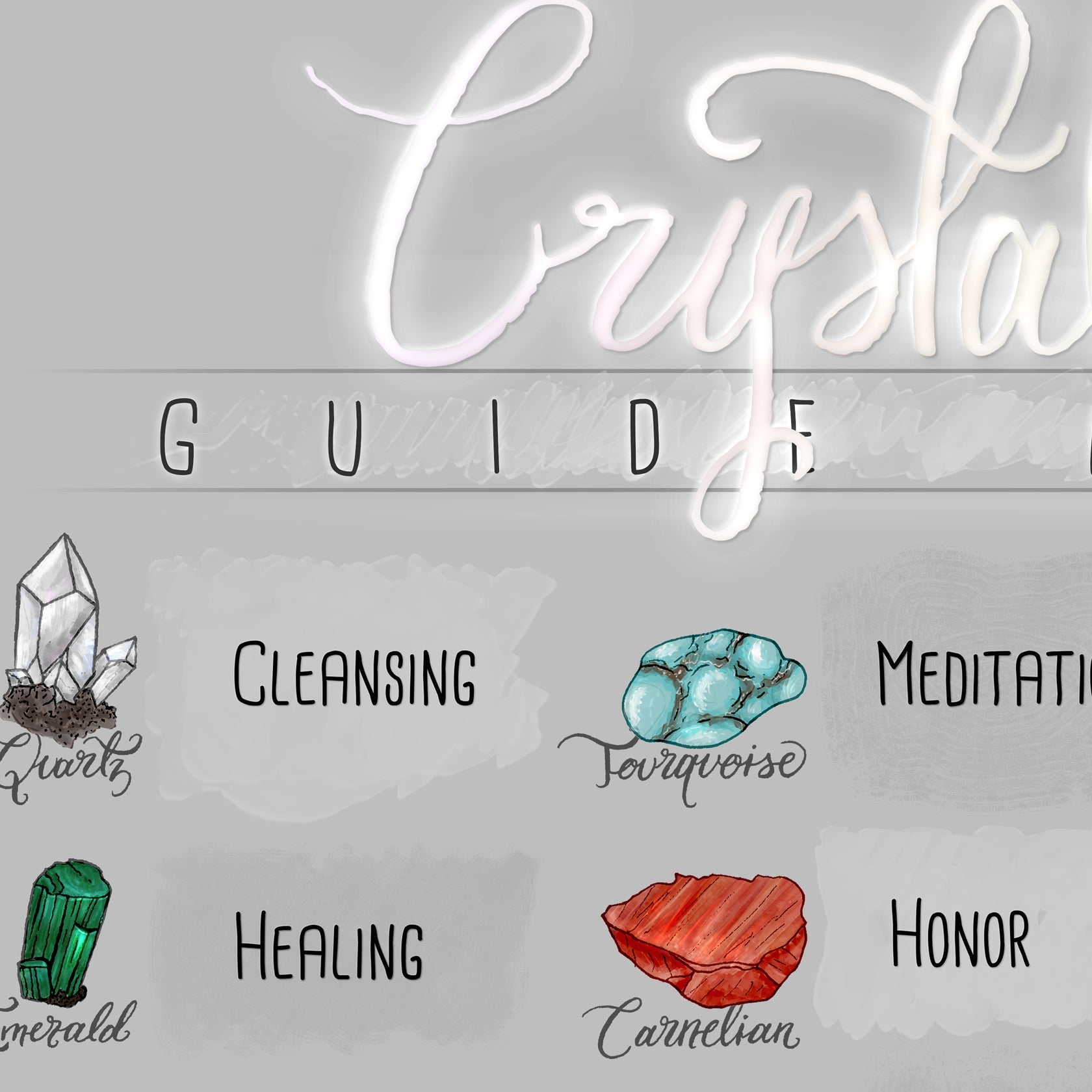 Crystal Healing Chart – Shattered Elegance